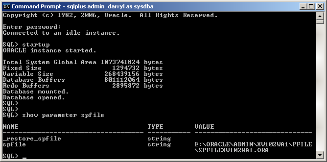 Working With The Oracle Spfile Darryl Hickson Dba